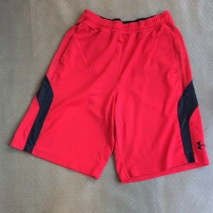 Under Armour | Shorts | Uunder Armor Red Black Mens Shorts | Poshmark